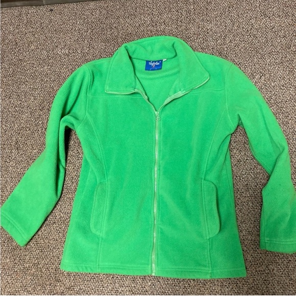 Vintage | Jackets & Coats | Vintage Australian Green Zip Front Fleece ...